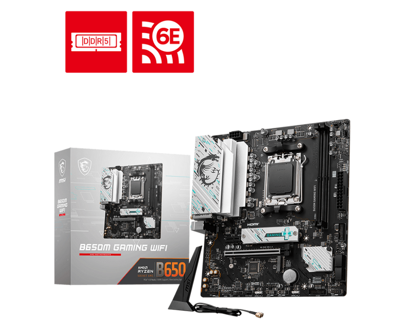 MSI MAG B650M GAMING WIFI AM5 Micro-ATX Motherboard